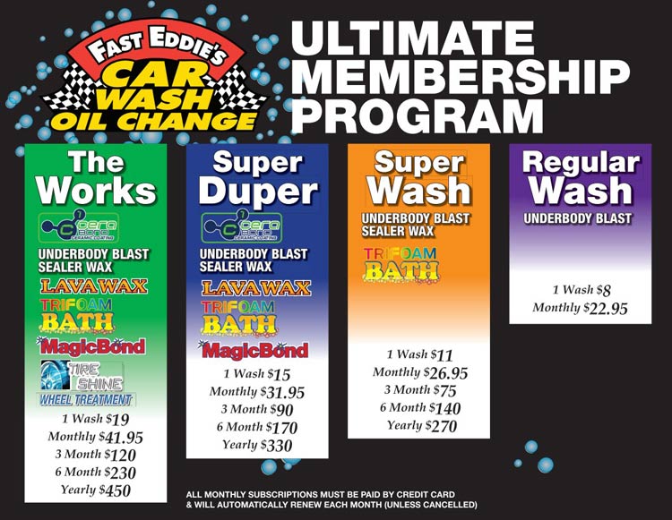 Car Washes - Fast Eddies Wash and Lube